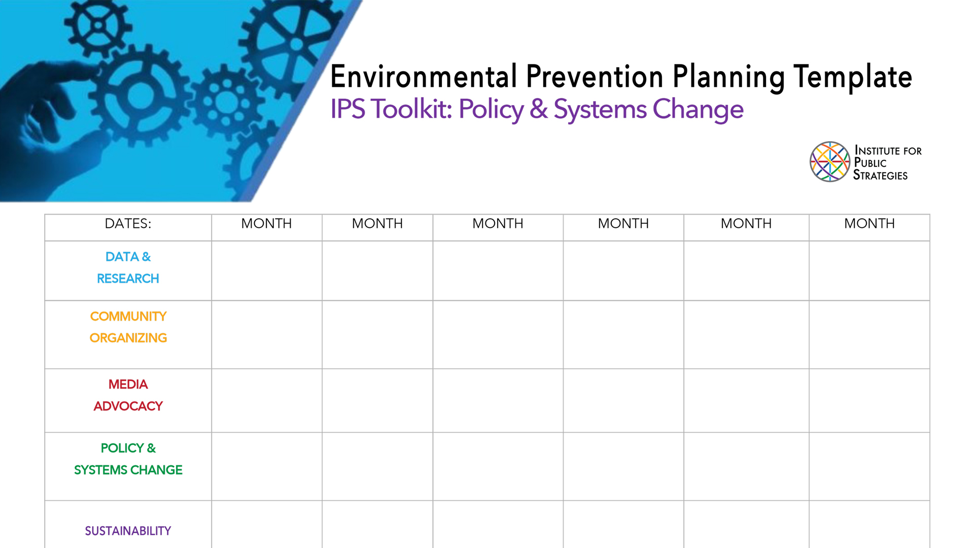 Upstream Prevention - New - Institute for Public Strategies